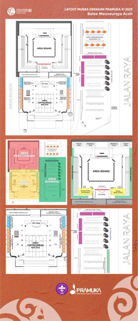 Layout Lokasi Persidangan di Munas XI Gerakan Pramuka Tahun 2023 ...